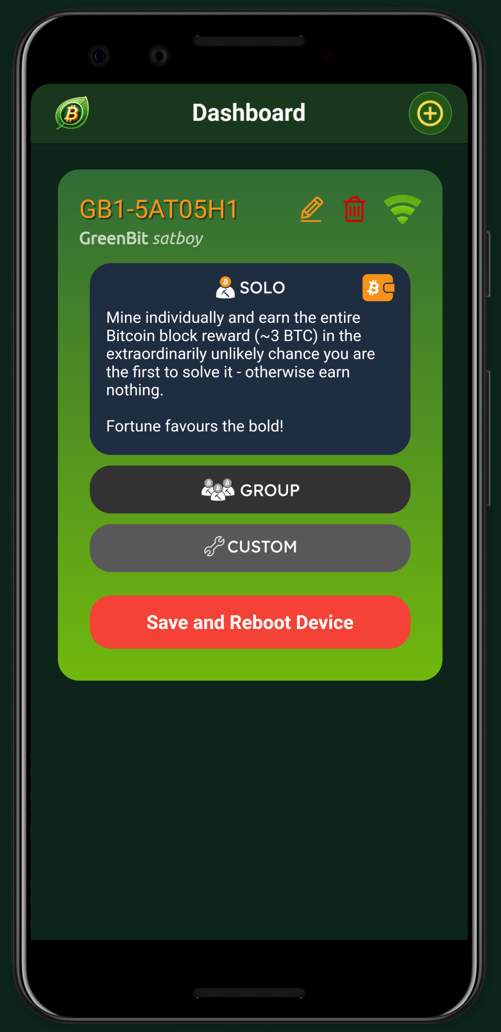 GreenBit - Silent Bitcoin Miners